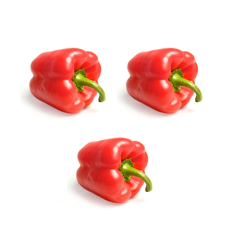 Poivron rouge TRIO (3) – Marchand Chez Duff